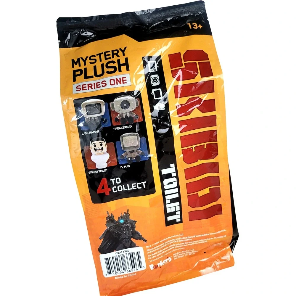 SKIBIDI | Toys | Skibidi Toilet Mystery Plush Collectible Plush Series ...